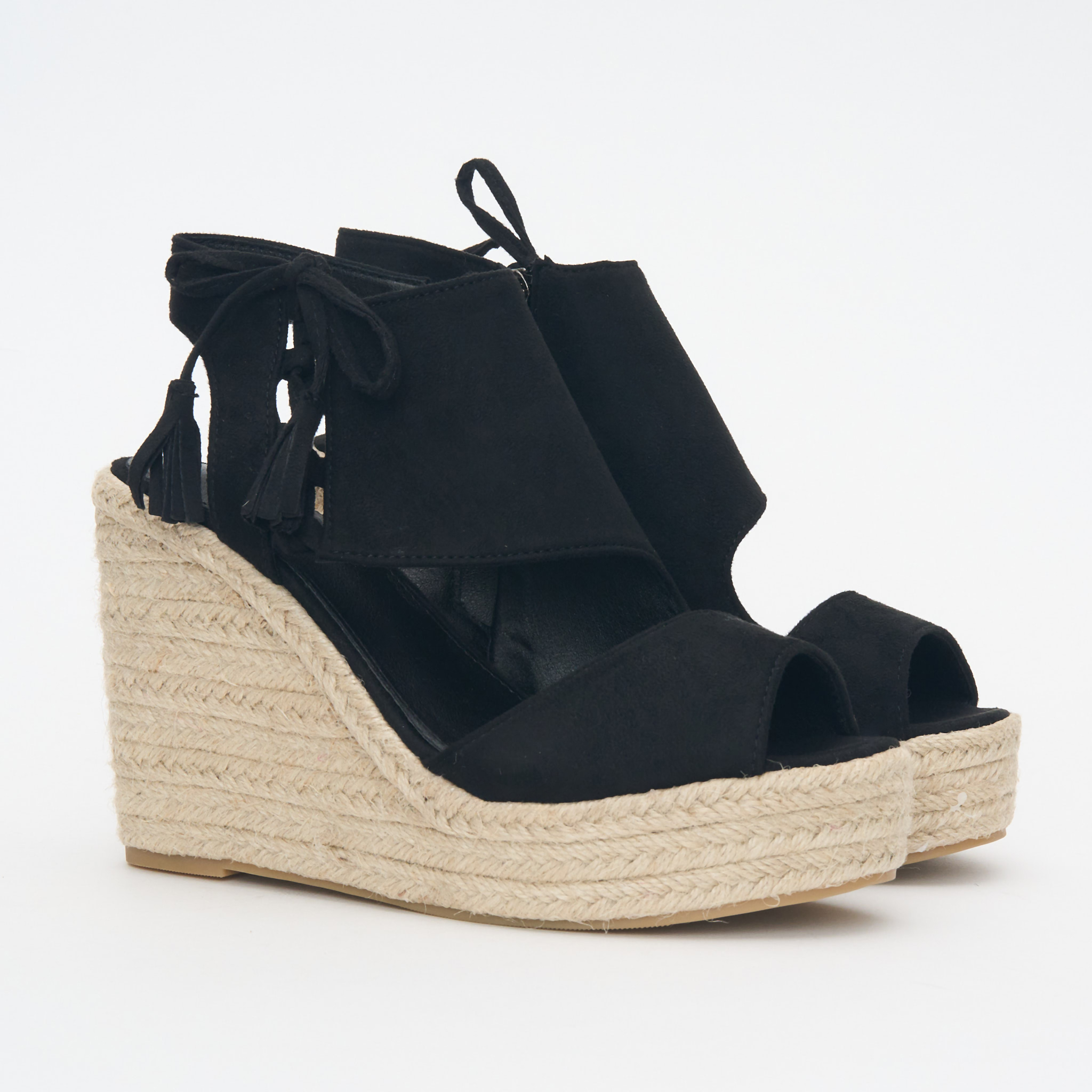 43% off on Geena Ladies Rope Wedge Heels | OneDayOnly