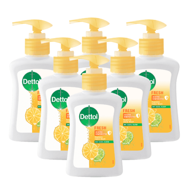 Dettol 6x 200ml Liquid Hand Wash Pumps | OneDayOnly