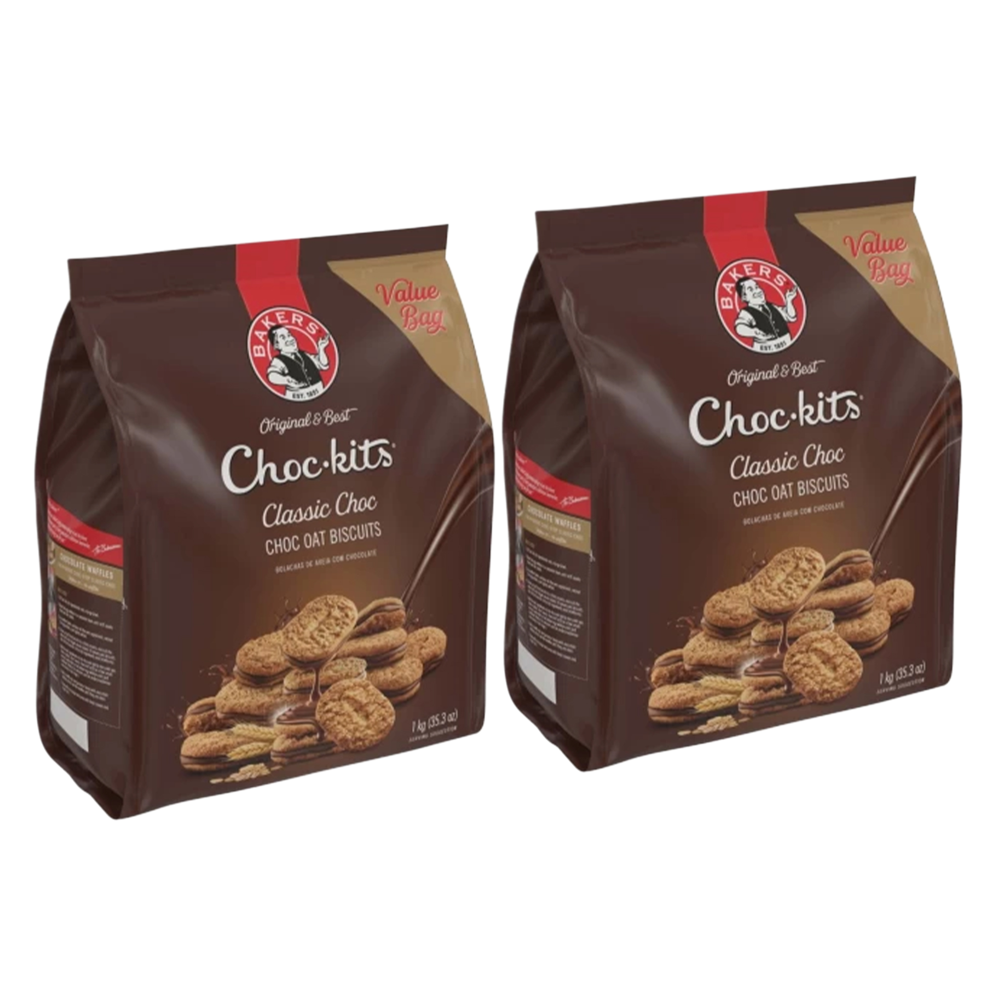 26% off on Bakers 2x 1kg Classic Choc Biscuits | OneDayOnly