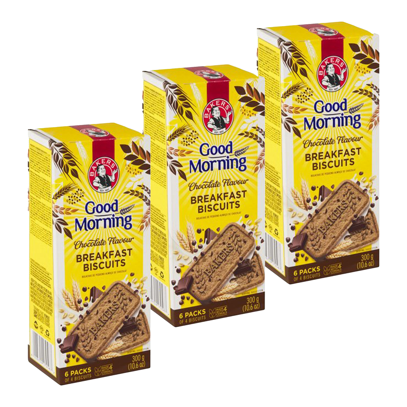 48% off on Bakers 3x 300g Good Morning Biscuits | OneDayOnly