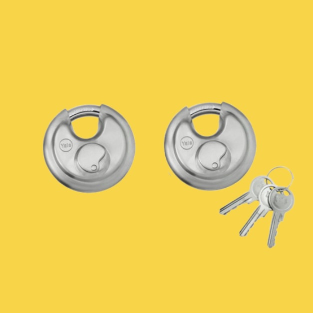 40% off on Yale 2x 60mm Discus Padlock | OneDayOnly