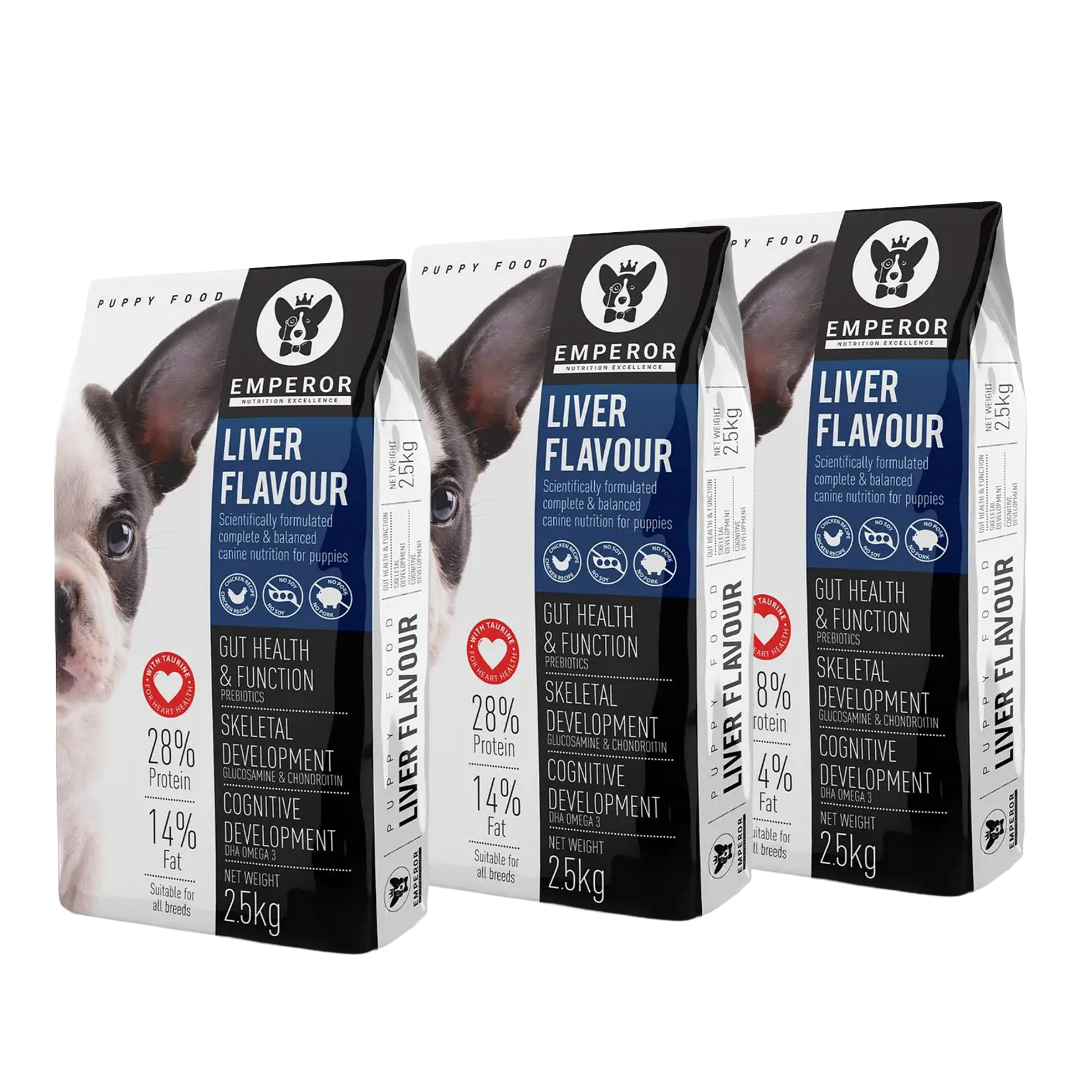 50% off on Emperor 3x 2.5kg Puppy Dog Food | OneDayOnly