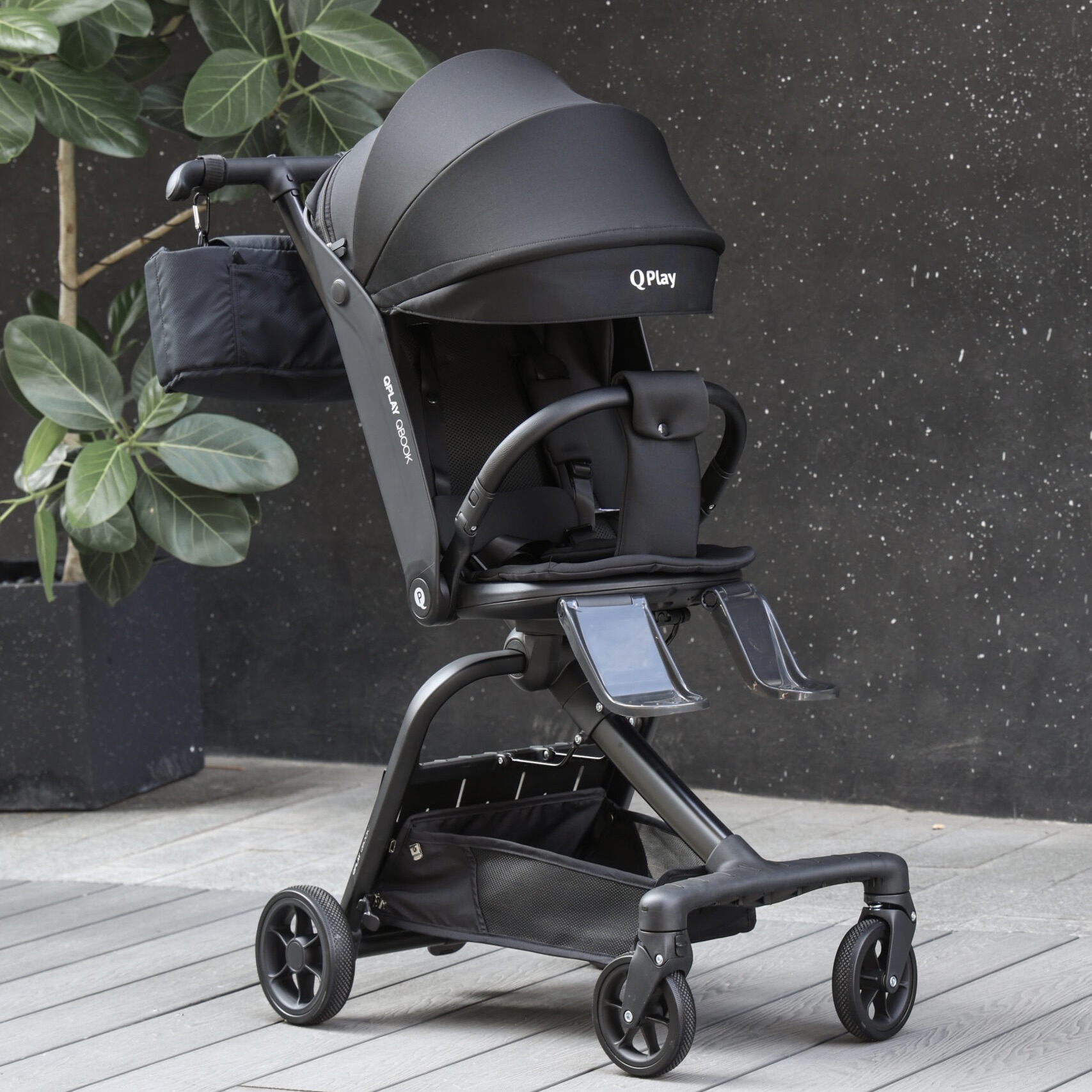 38% off on QPLAY Kids Black QBook Pushchair | OneDayOnly