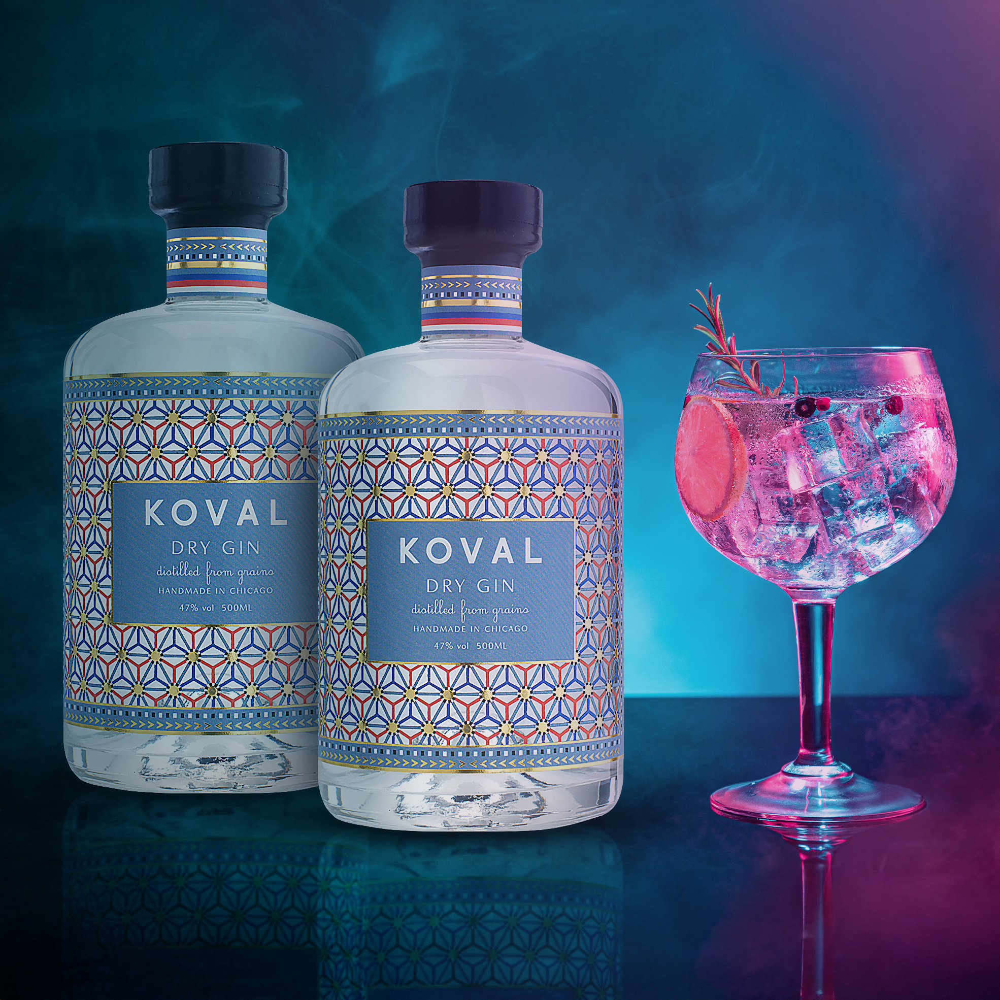 42% off on KOVAL 2x 500ml Dry Gin | OneDayOnly