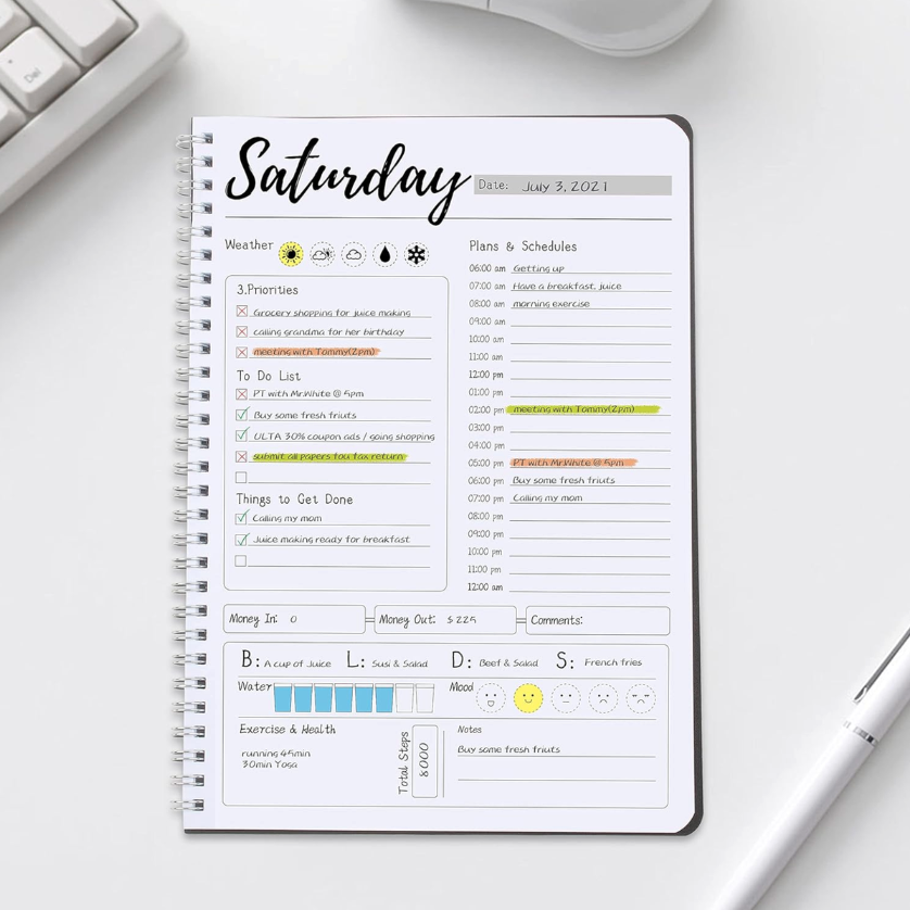 35% off on 12-Week B5 Undated Daily Planner | OneDayOnly