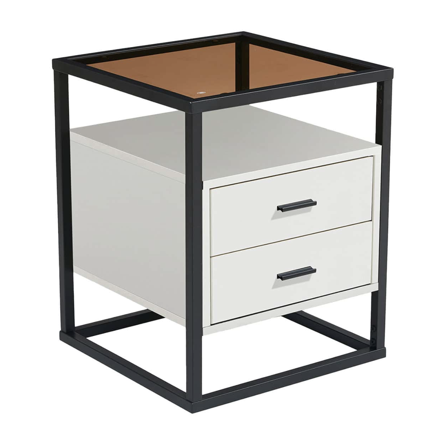 57% off on Miranda Glass Top Floating Pedestal | OneDayOnly