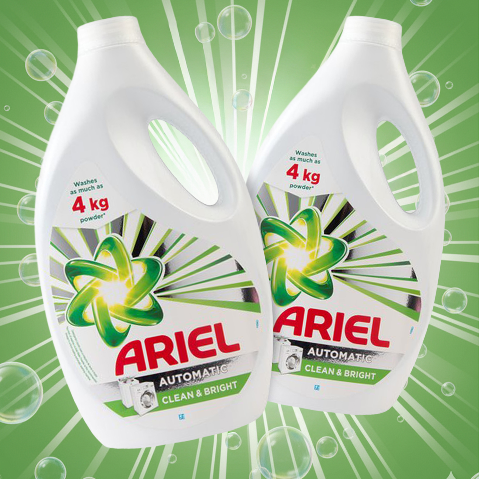15% off on Ariel 2x 3L Auto Washing Liquids | OneDayOnly