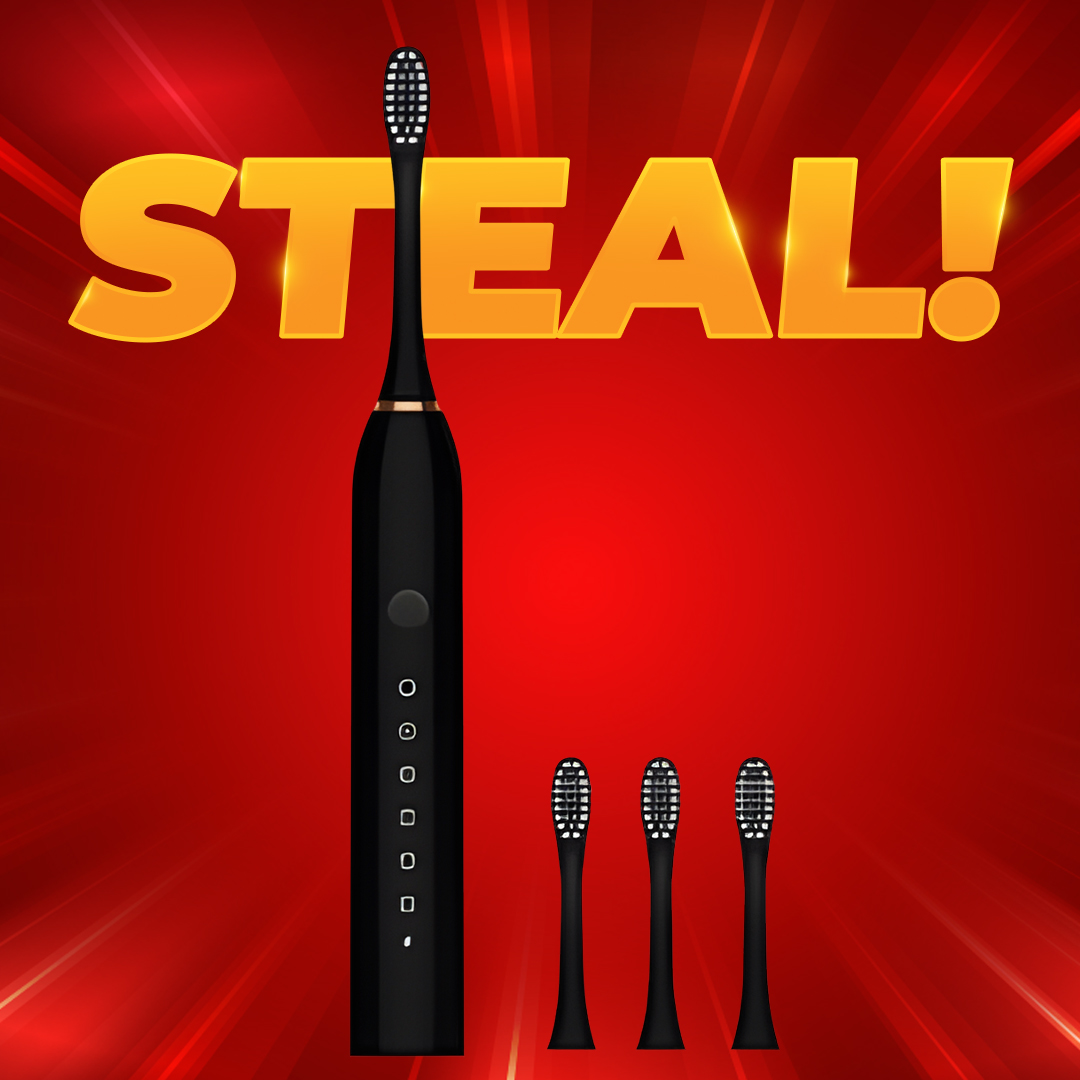 71% off on V90 Electric Toothbrush & 4 Heads | OneDayOnly