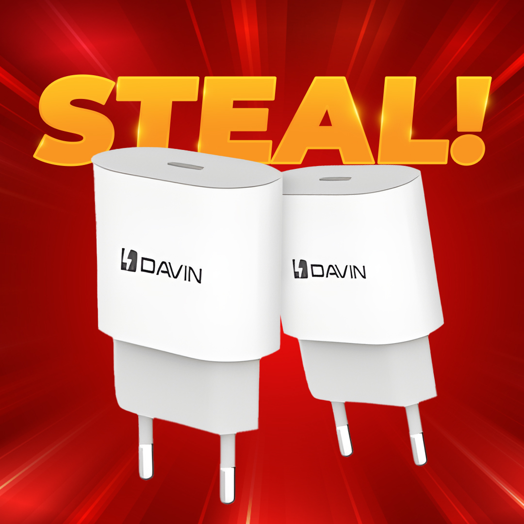 66% off on DAVIN 2x 20W PD Charging Blocks | OneDayOnly