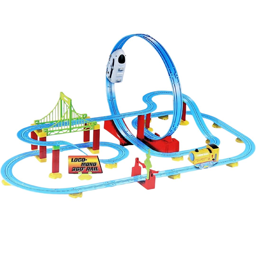 38% off on 80-Piece Railway Train Loop Playset | OneDayOnly