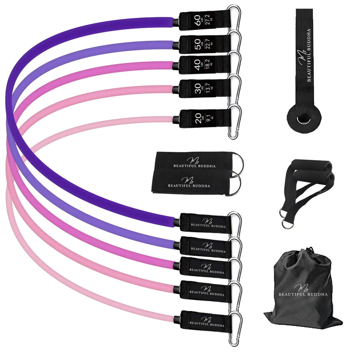 81% off on 11-Piece Resistance Rope Bands | OneDayOnly