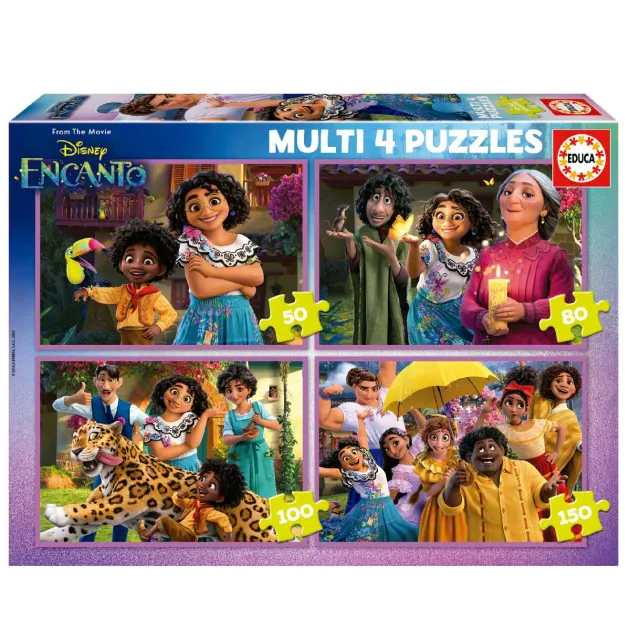 32% off on 4-in-1 Encanto Multi-Puzzle Set | OneDayOnly