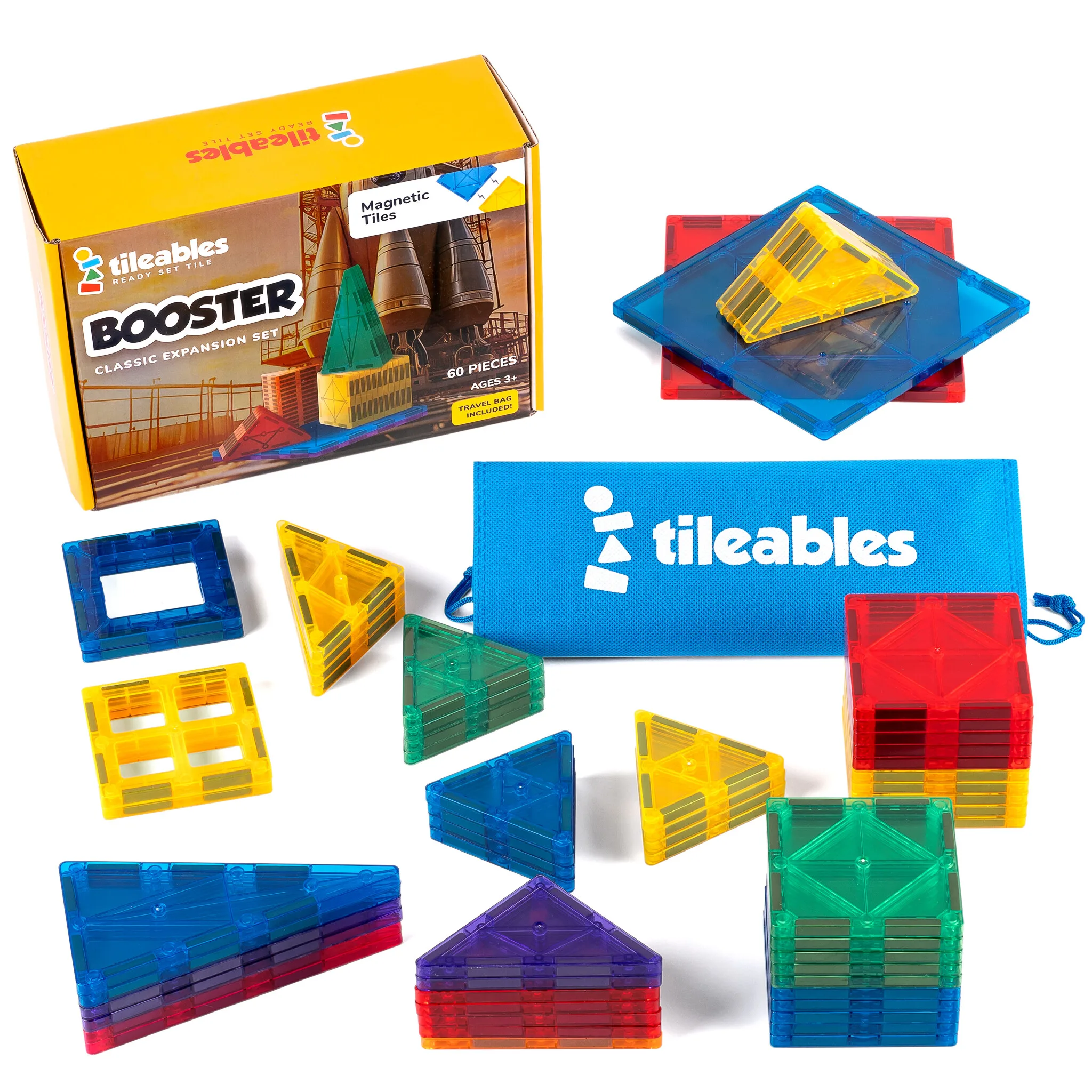 29% off on 60-Piece Magnetic Tiles Expansion Set | OneDayOnly