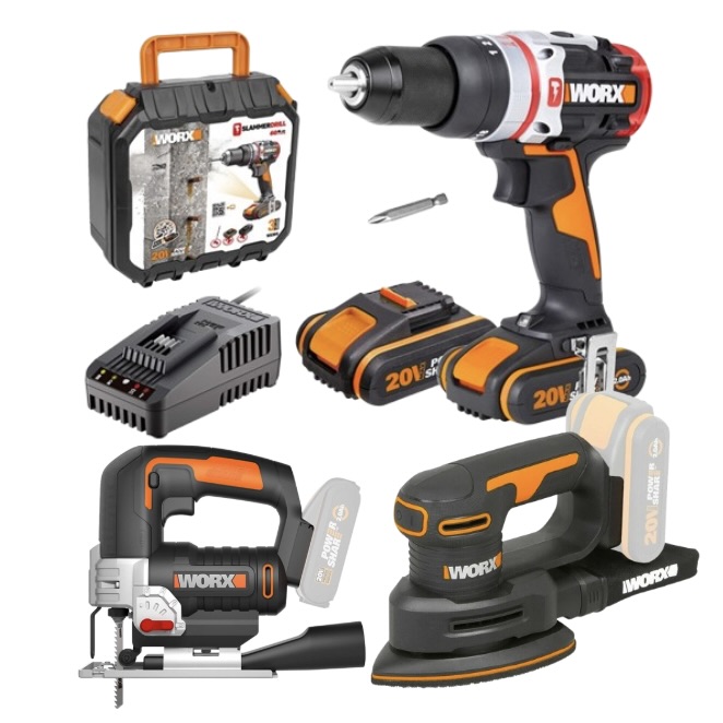 35% off on WORX 3-Piece Power Tool Set | OneDayOnly