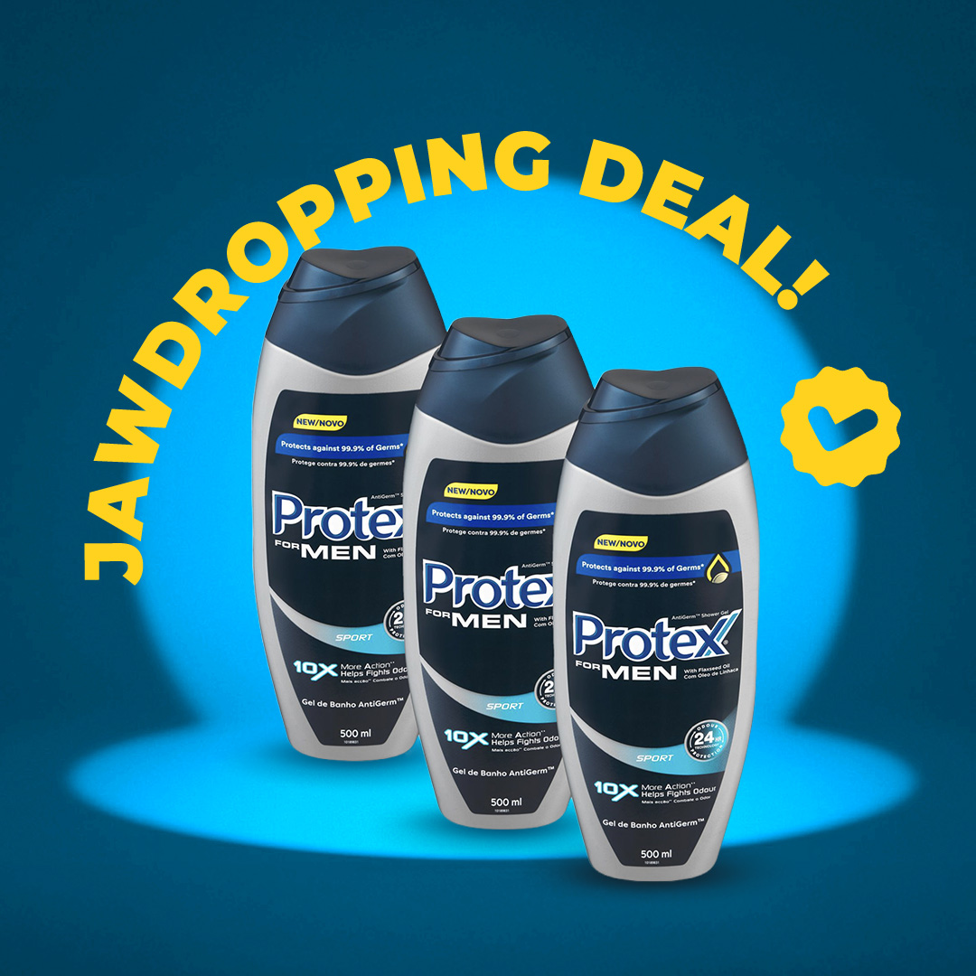 85% off on Protex 500ml Shower Gels | OneDayOnly