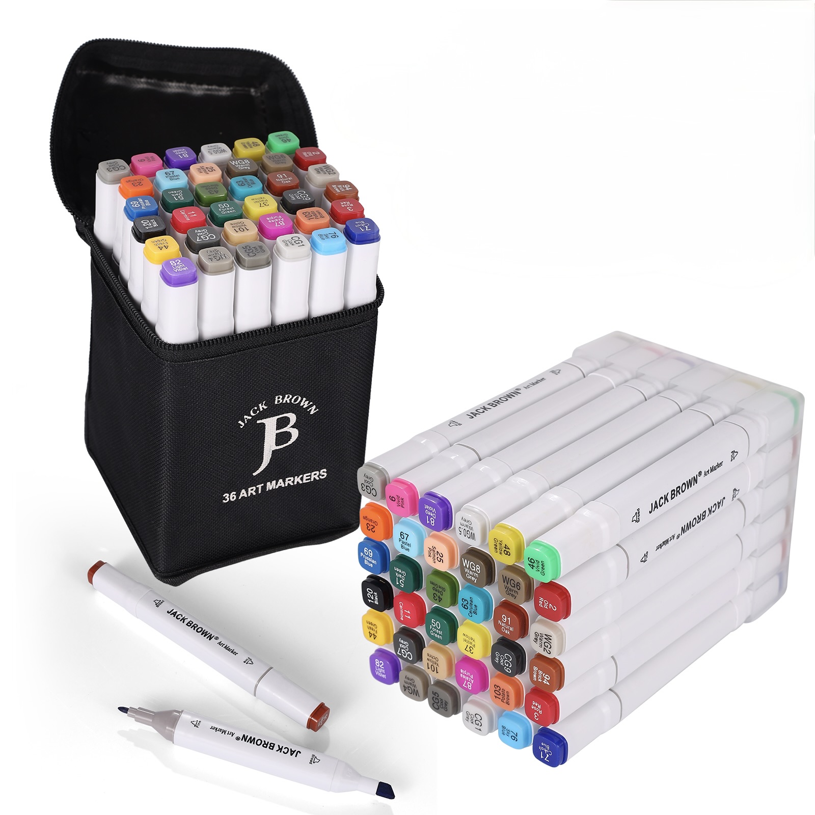 57% off on Jack Brown Dual Tip Artist Markers | OneDayOnly