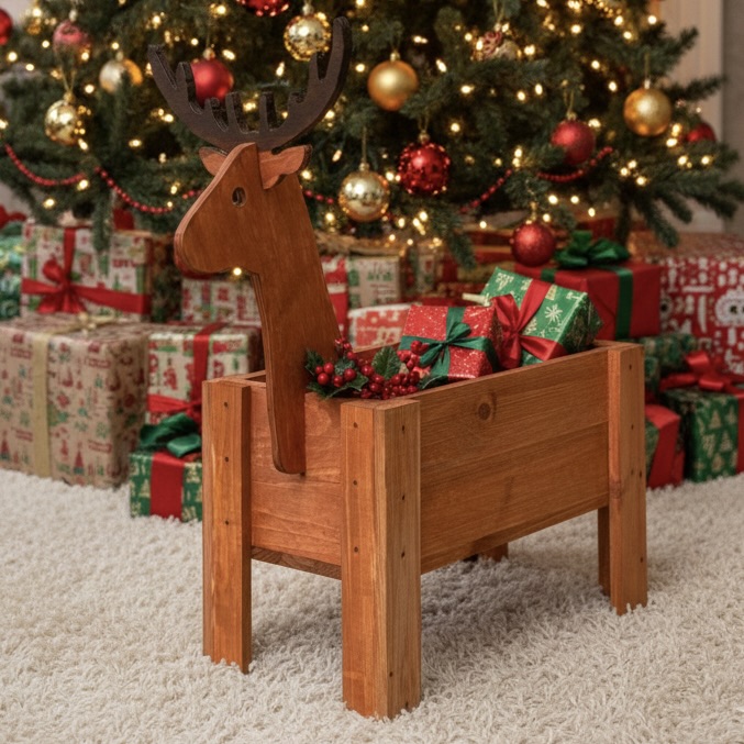 25% off on Wooden Reindeer Christmas Box | OneDayOnly