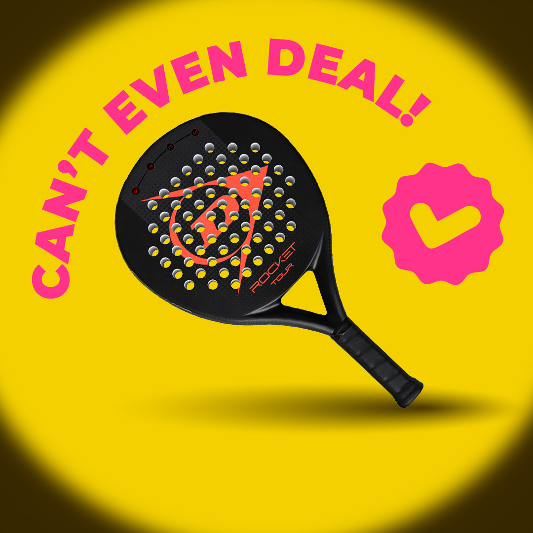 56% off on Dunlop Rocket Tour Padel Racket | OneDayOnly