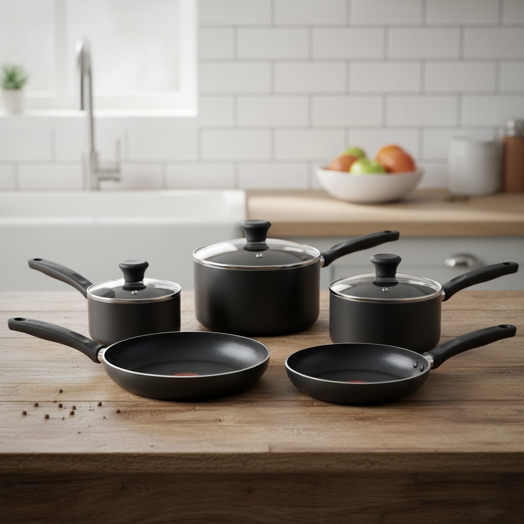 30% off on Tefal 8-Piece Essential Cookware Set | OneDayOnly