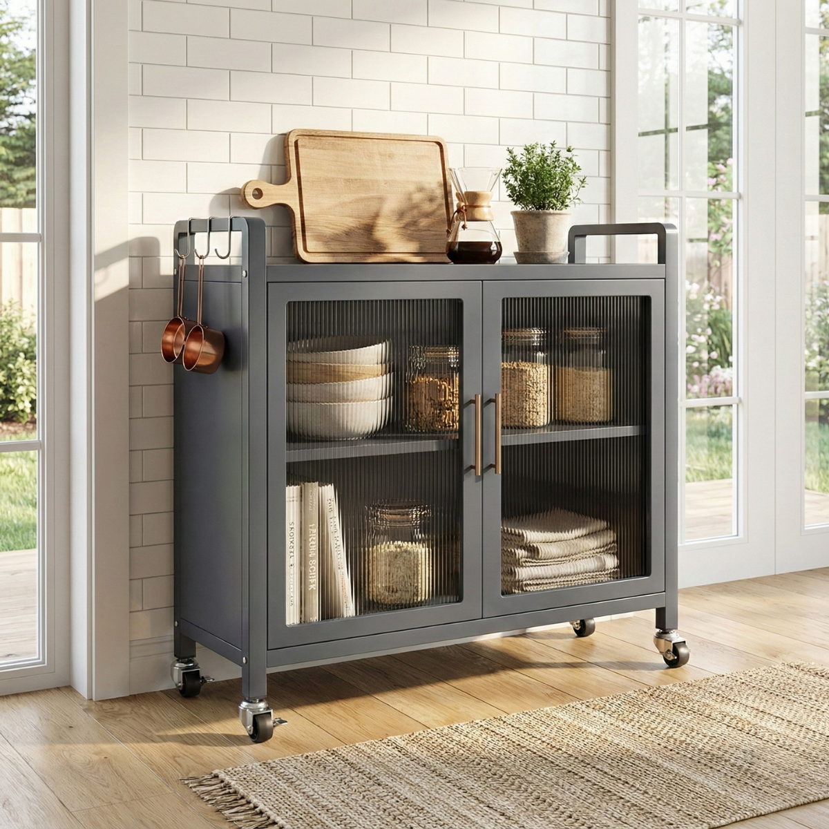 30% off on 3-Tier Ribbed Mobile Storage Cabinet | OneDayOnly