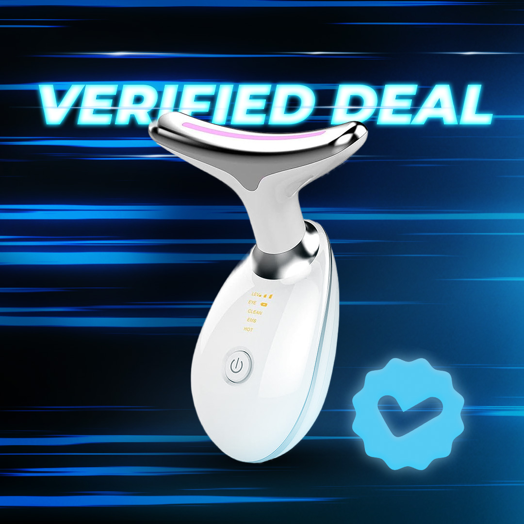 80% off on 3-in-1 Rechargeable Face & Neck Heat Massager | OneDayOnly
