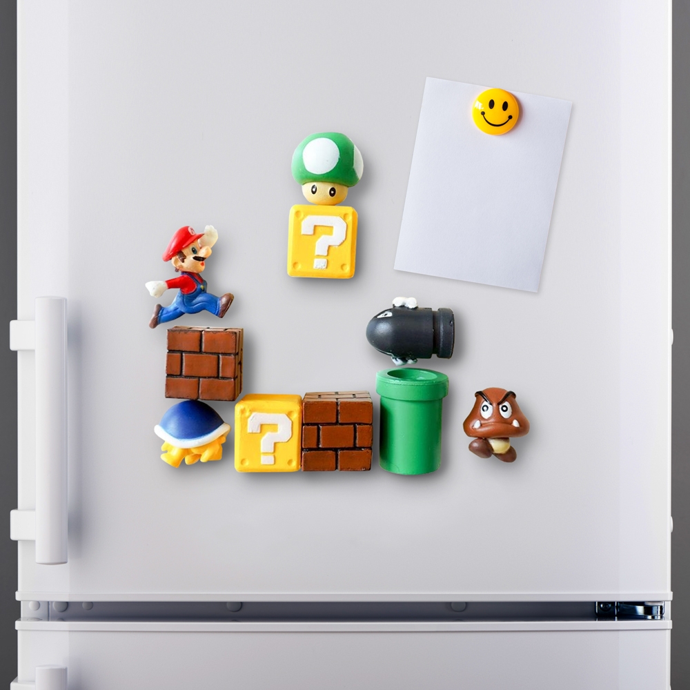 27% off on 10-Piece 3D Mario Fridge Magnets | OneDayOnly