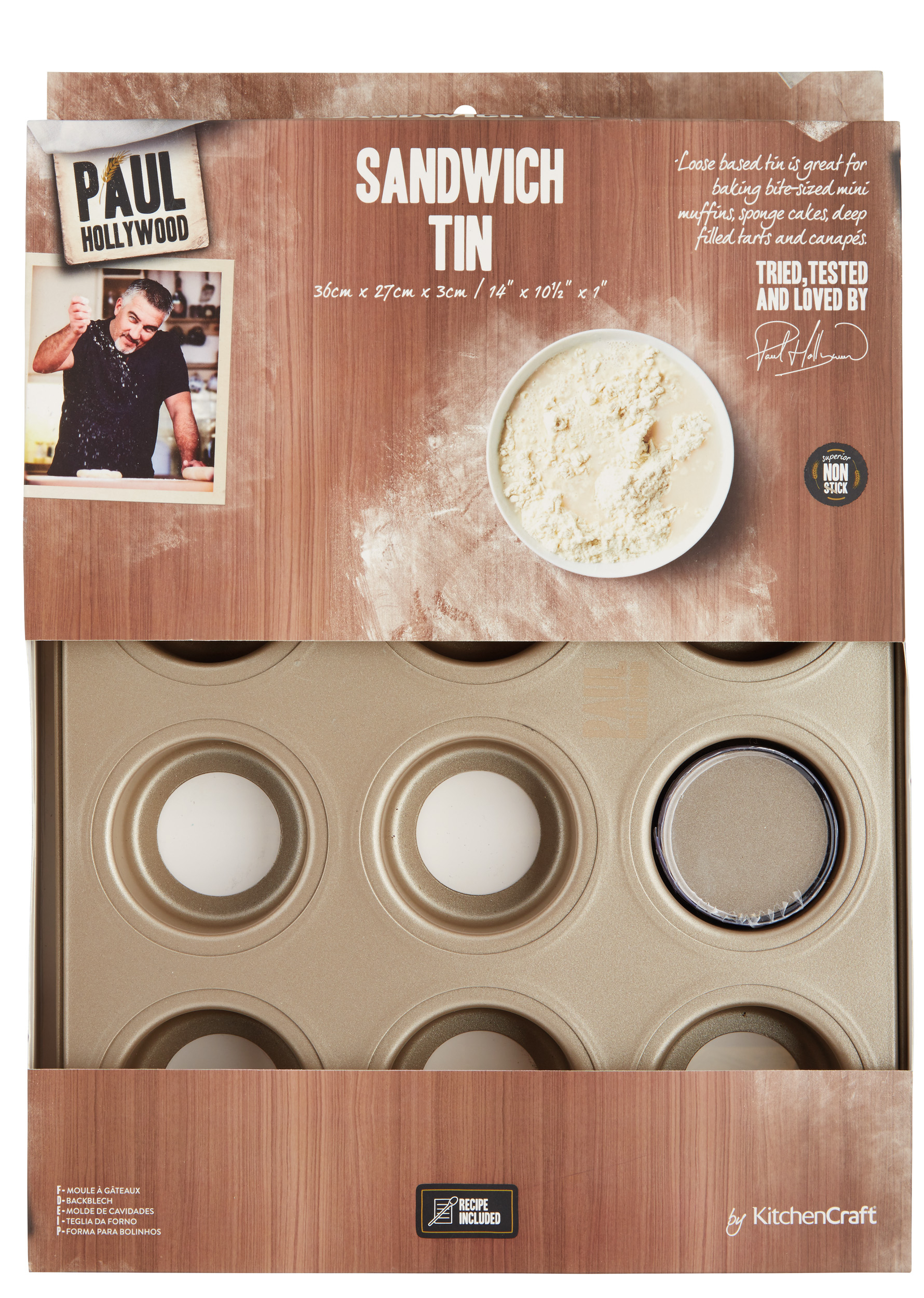 45% off on Paul Hollywood Sandwich Tin | OneDayOnly