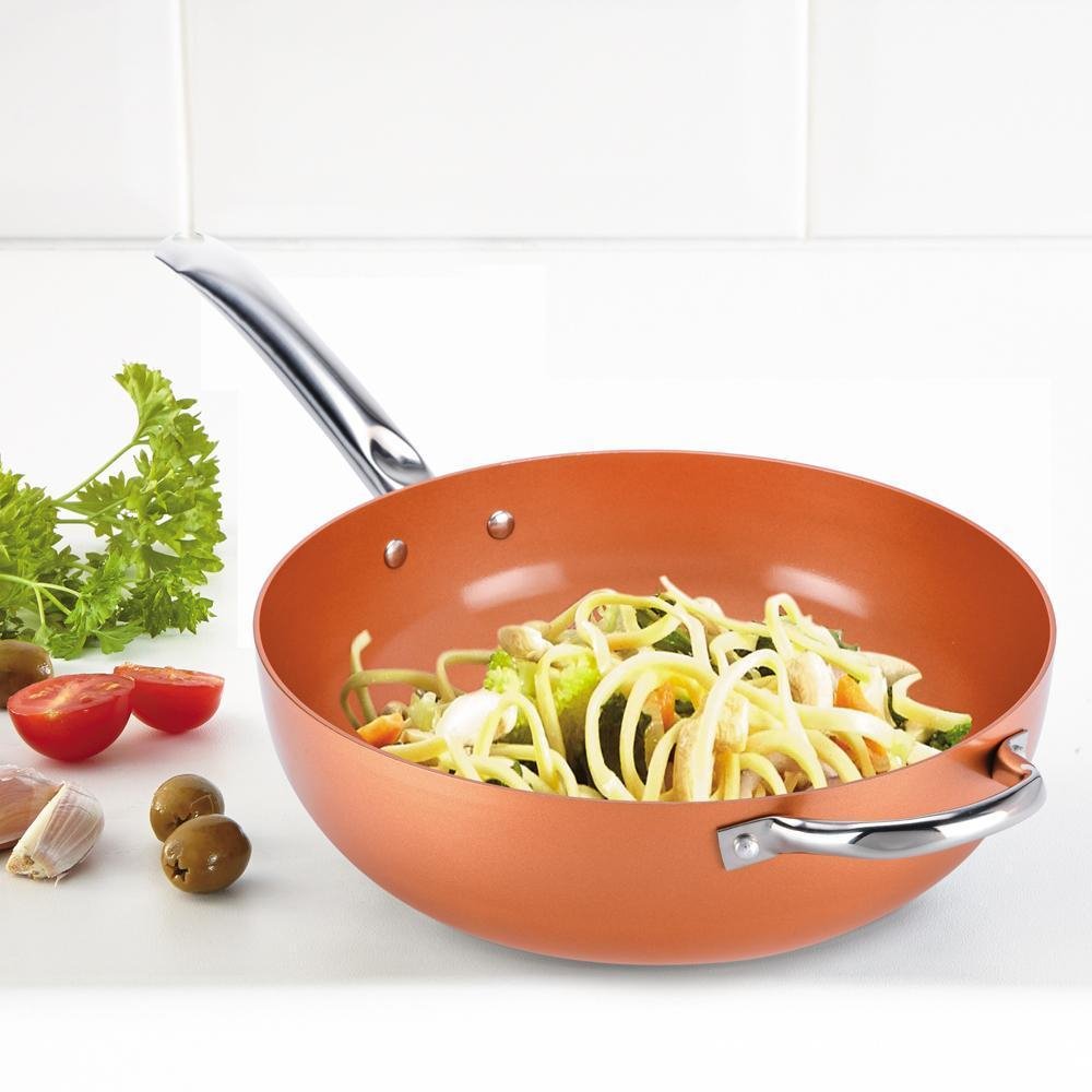 37% off on Copper Chef 28cm Non-Stick Wok | OneDayOnly