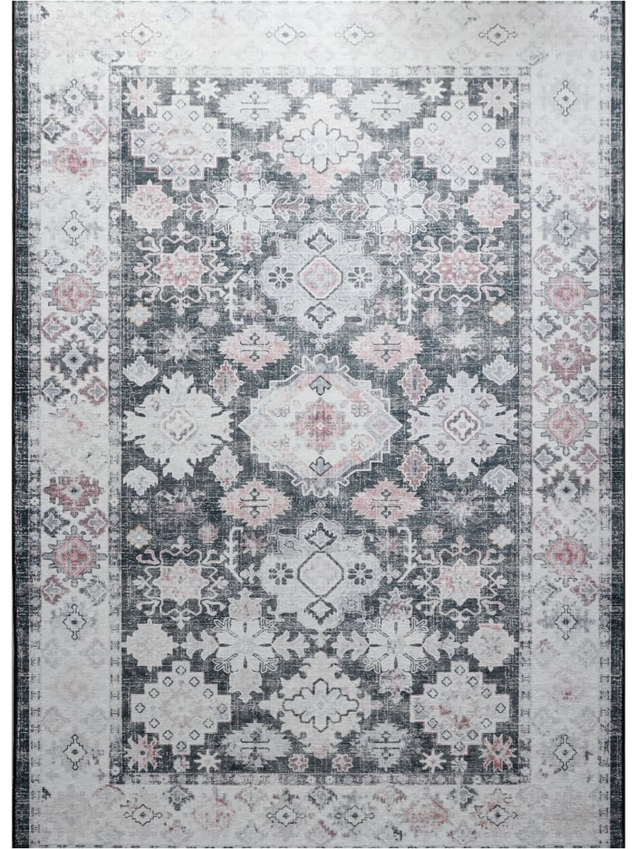 24% off on Shim Ziegler Washed Dark Blue Rug | OneDayOnly