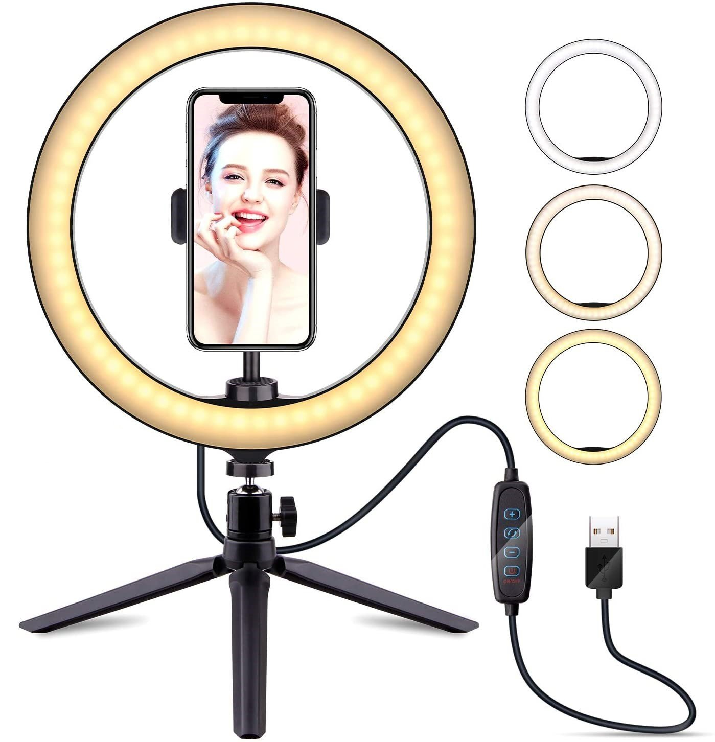 34% off on Lumina Desktop Selfie Ring Light | OneDayOnly