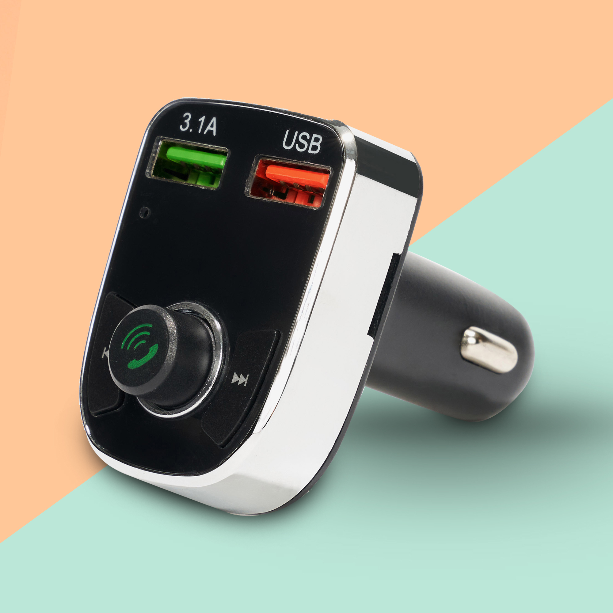 34% off on 2x Bluetooth FM Car Modulators | OneDayOnly