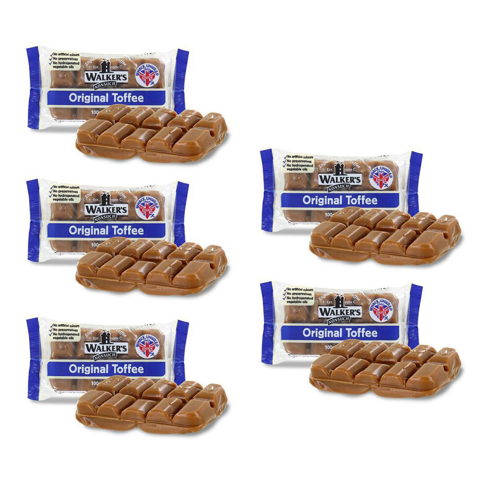 21% off on Pack of 5 100g English Toffee Bars | OneDayOnly