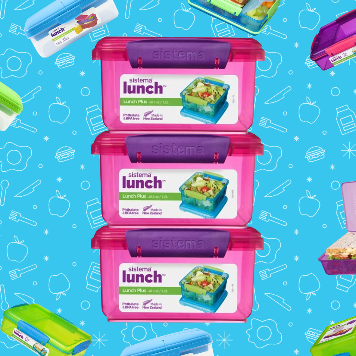 34% off on 3x 1.2L Lunch Plus Cubes | OneDayOnly