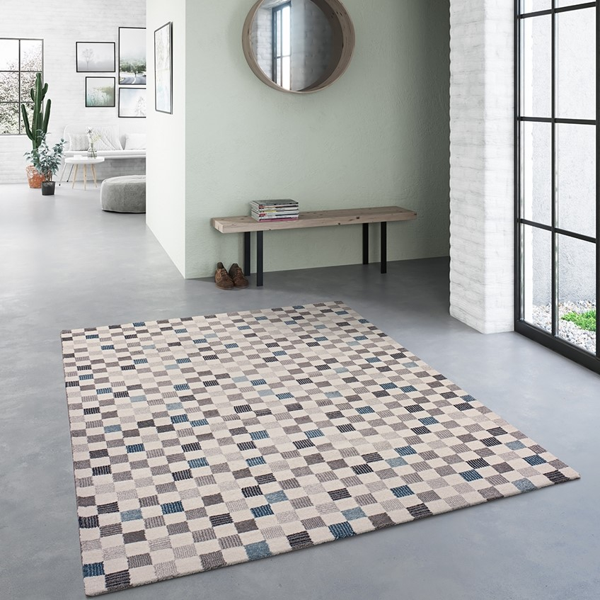 53% off on Grey Beige Geometric Rug | OneDayOnly