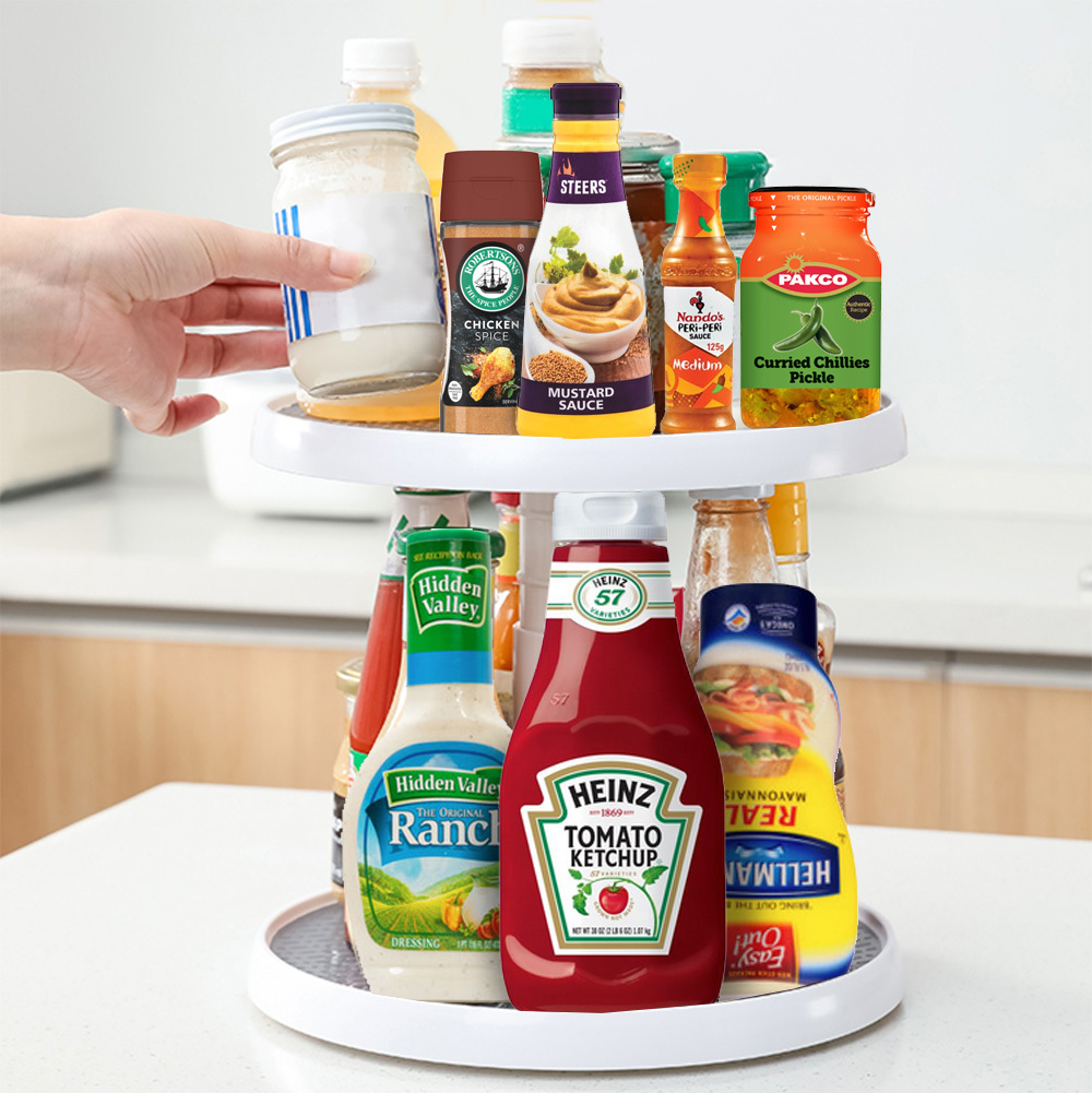 38% off on 2-Tier Adjustable Spice Turntable | OneDayOnly