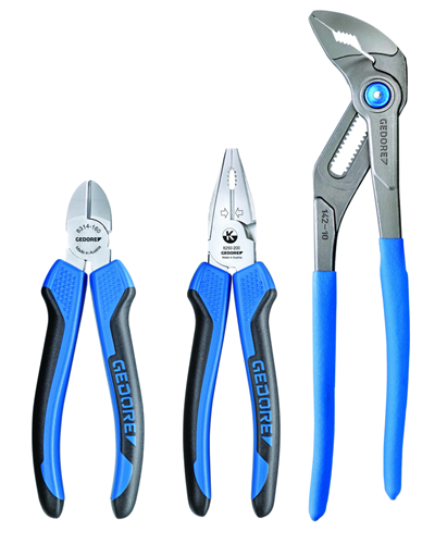 27% off on Gedore Blue 3-Piece Plier Set | OneDayOnly