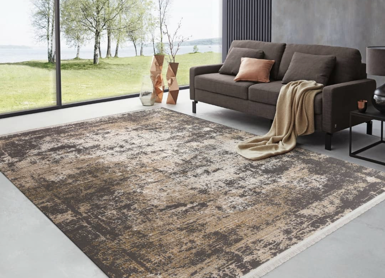 60% off on Retro Faded Abstract Rug with Fringe | OneDayOnly