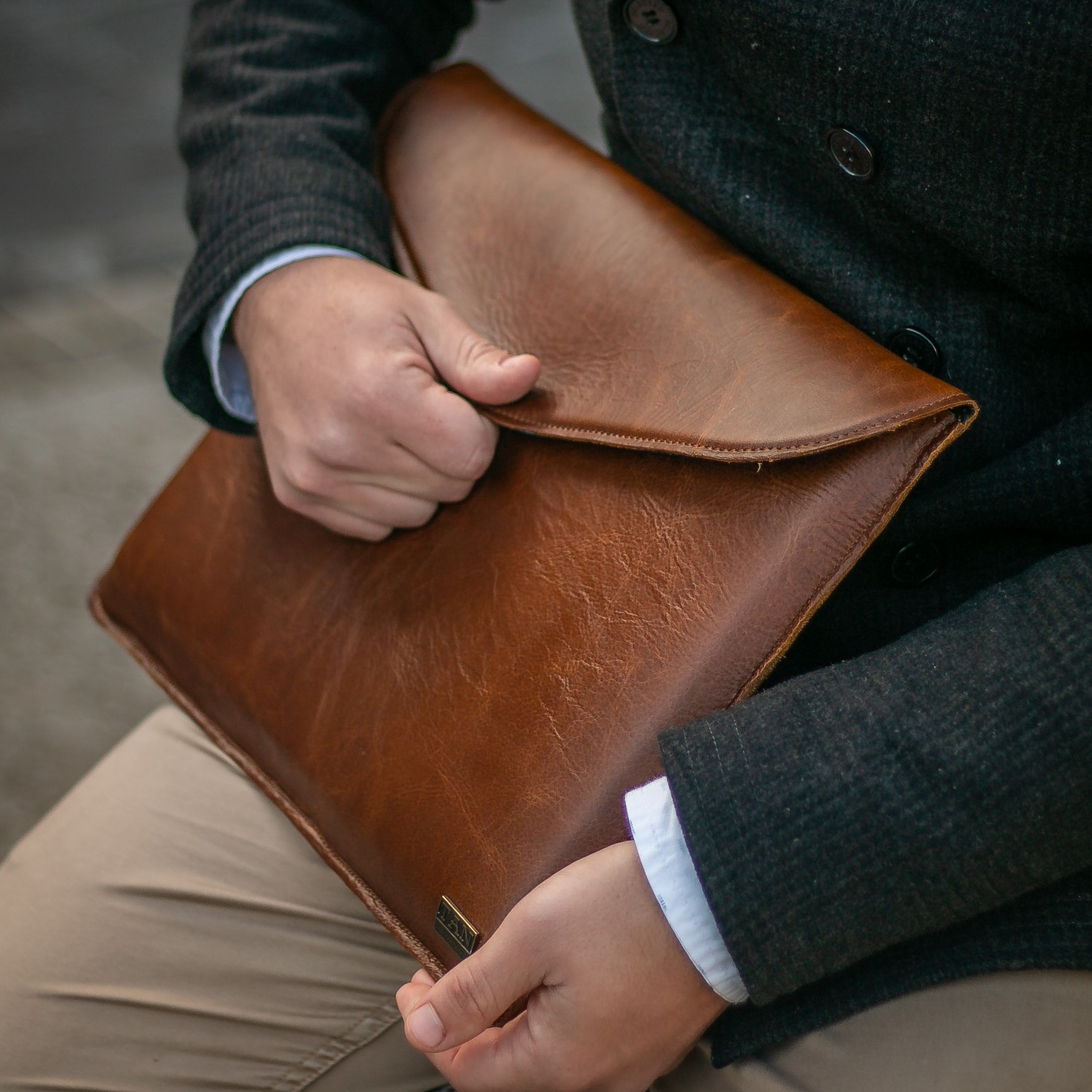 37% off on Genuine Leather Laptop Sleeve | OneDayOnly