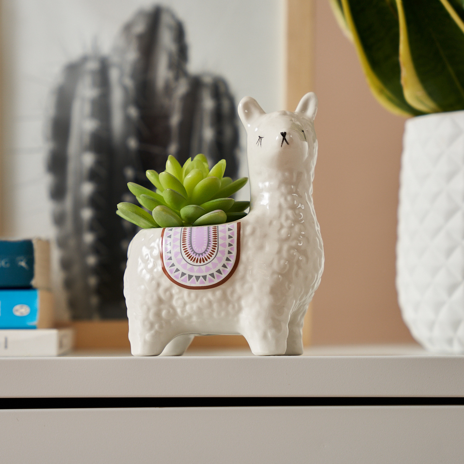28% off on Ceramic Llama Planter | OneDayOnly