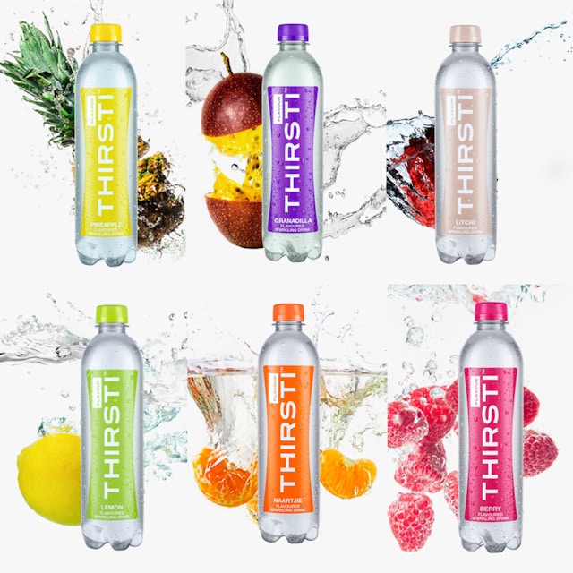 THIRSTI 24x 500ml Flavoured Sparkling Waters | OneDayOnly