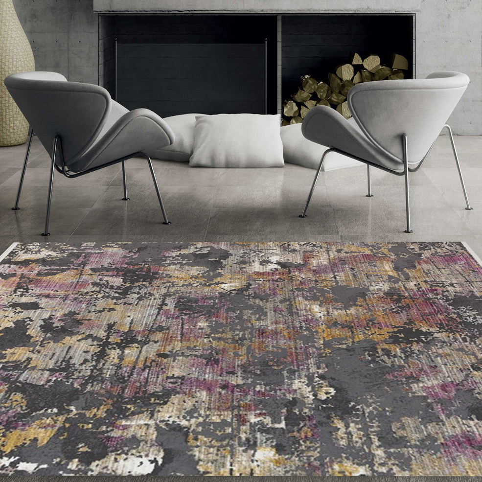 60% off on Retro Rainfall Abstract Rug | OneDayOnly