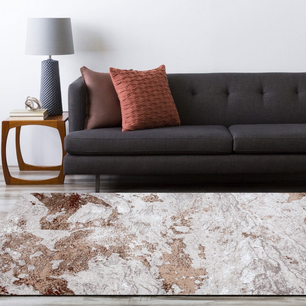 65% off on Vouge Abstract Waves Beige Carpet | OneDayOnly