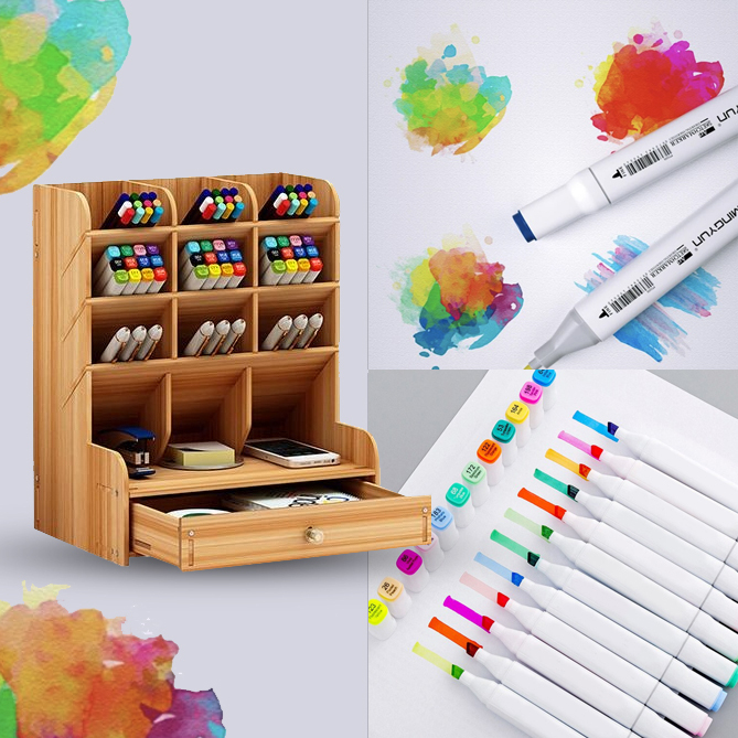 53% off on Stationary Organiser with Markers | OneDayOnly