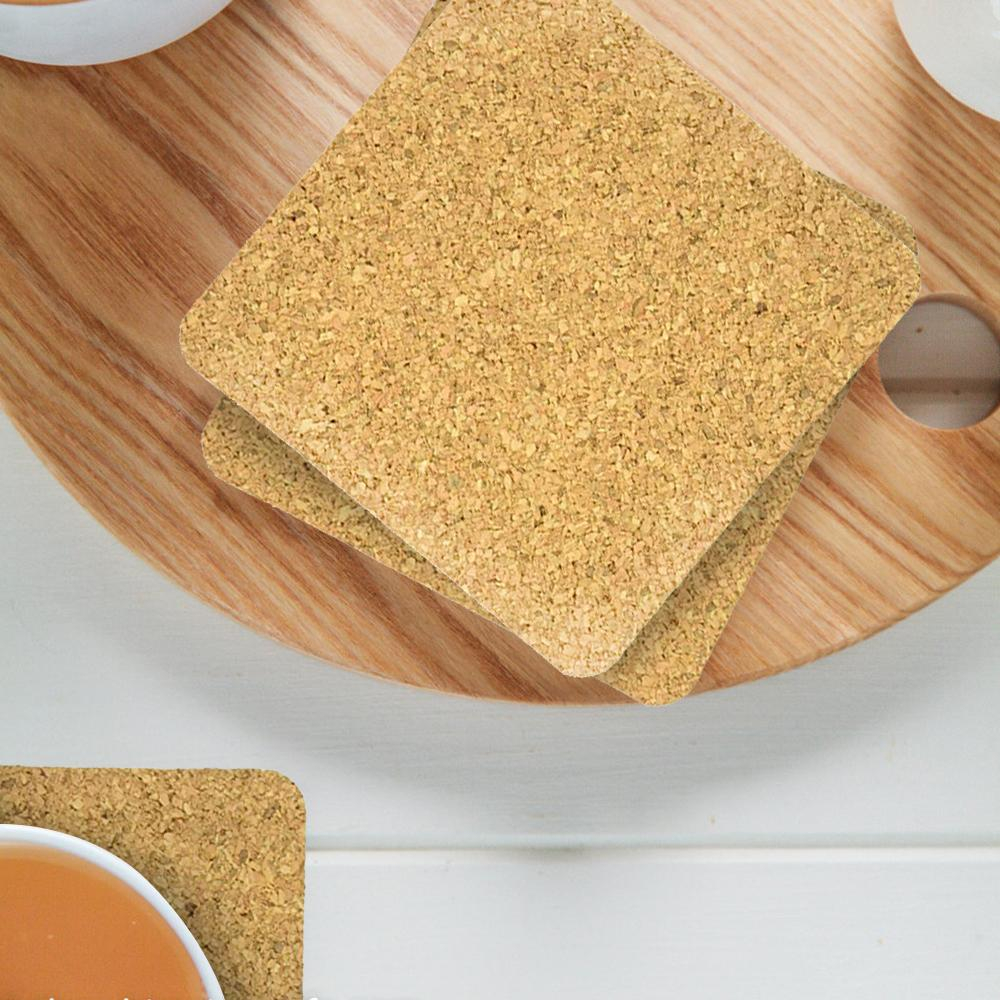 25% off on Eco Home 12x Square Cork Coasters | OneDayOnly