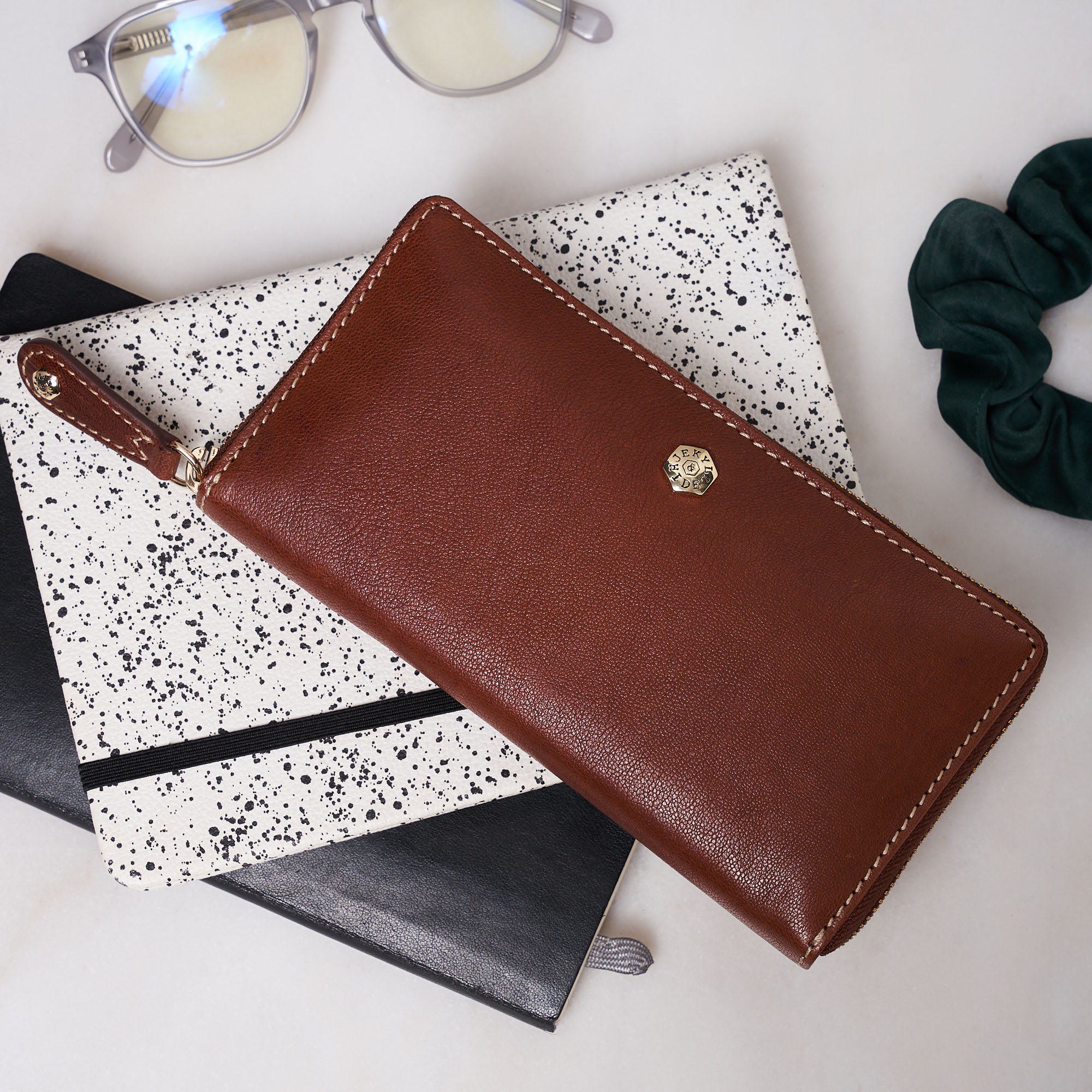 45% off on Leather Zip-Around Purse | OneDayOnly