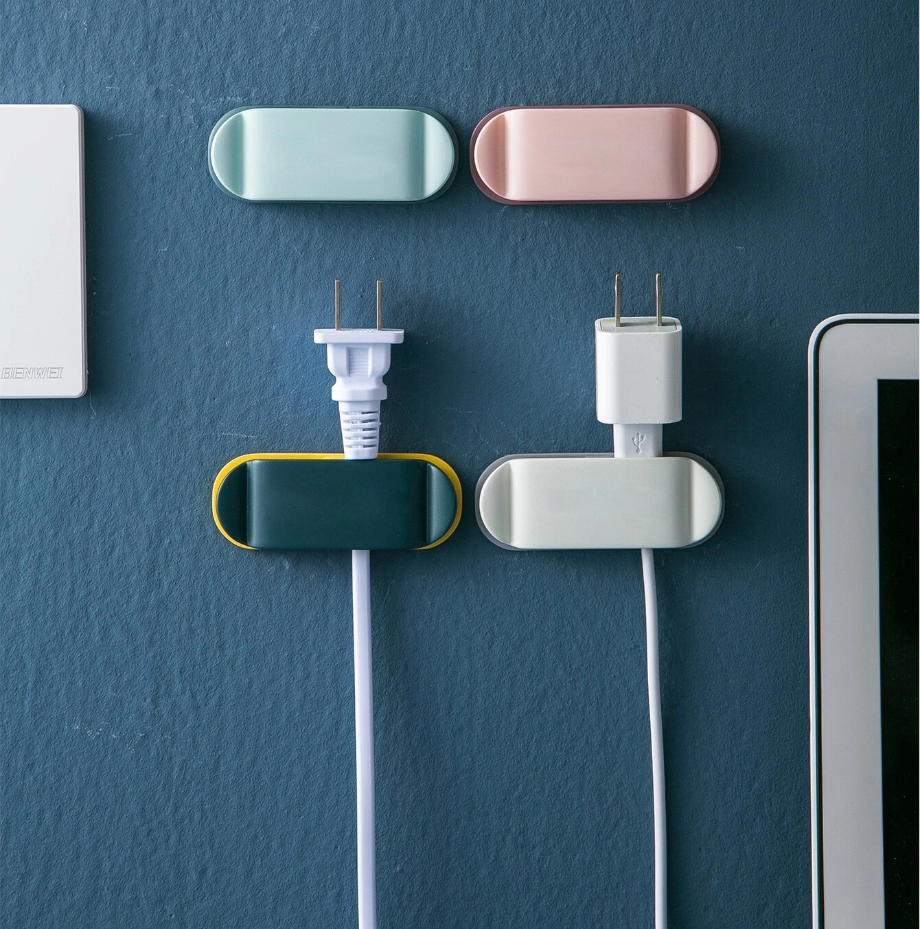 34% off on 4x Self-Adhesive Cable Holders | OneDayOnly