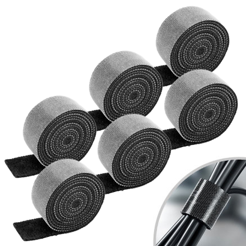 26% off on 6x 1m Velcro Strip Rolls for Cable Management | OneDayOnly