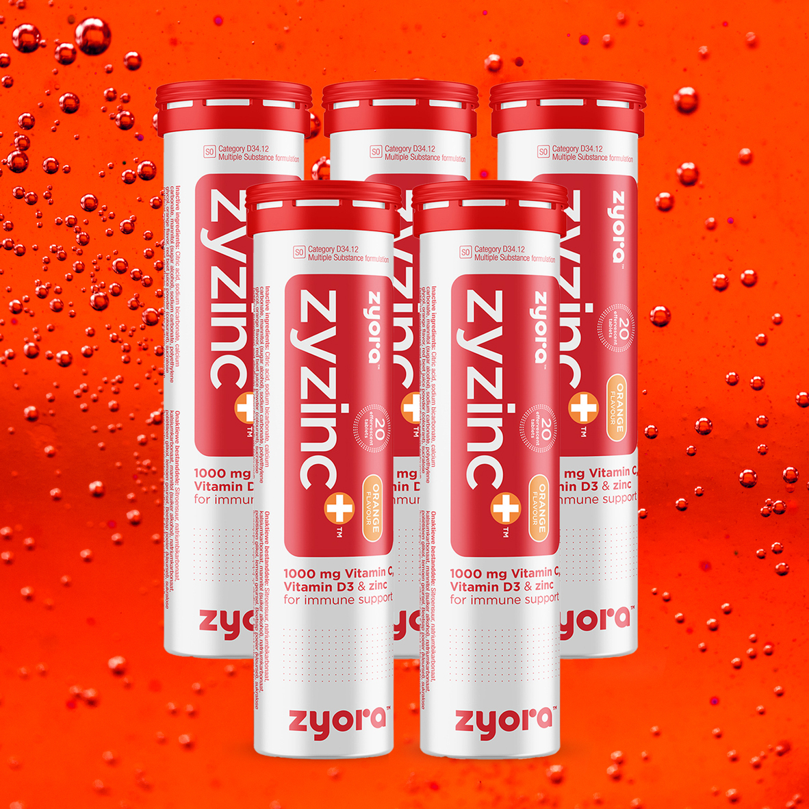 38% off on 5x 20 Zyzinc+ Effervescents | OneDayOnly