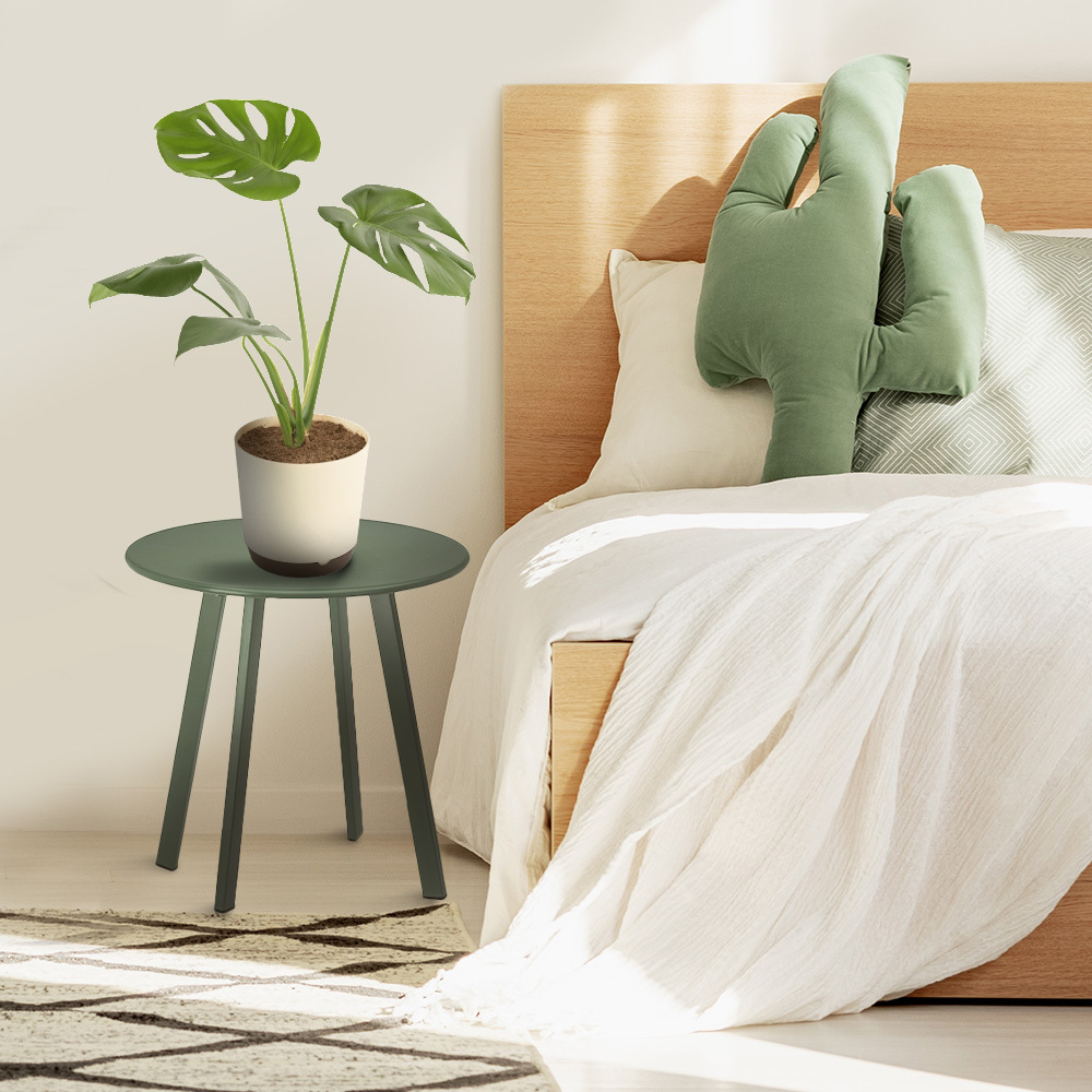 32% off on Matte Green Metal Table | OneDayOnly