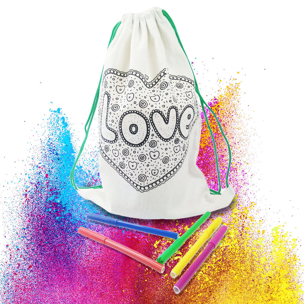 26% off on Colour-in Bag with Markers | OneDayOnly